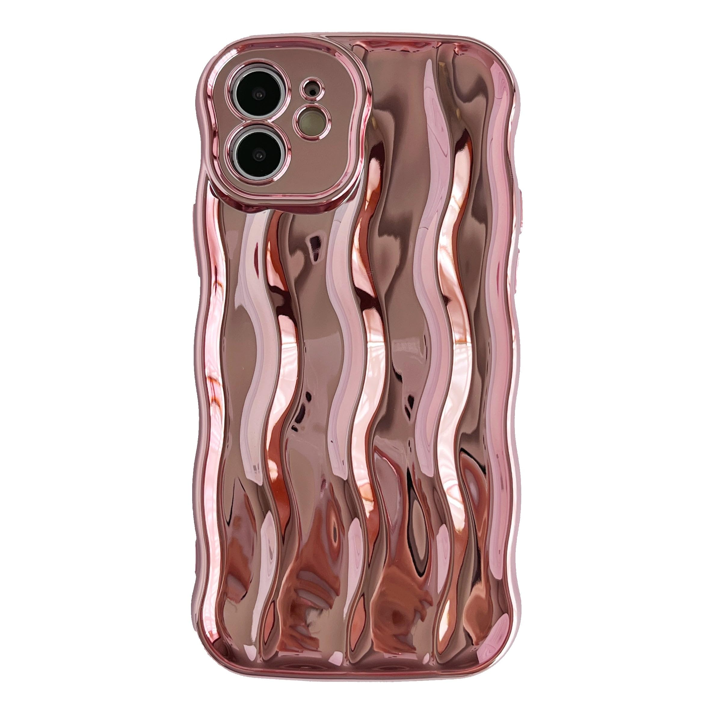 Amazon.com: Caseative for iPhone 12 Case,Water Ripple Pattern Curly ...