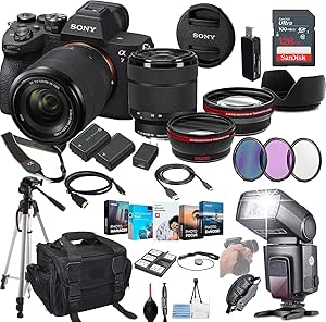 Amazon.com : Sony a7 IV Mirrorless Camera Bundle - ILCE-7M4/B with 28-70mm Zoom Lens + Prime ...