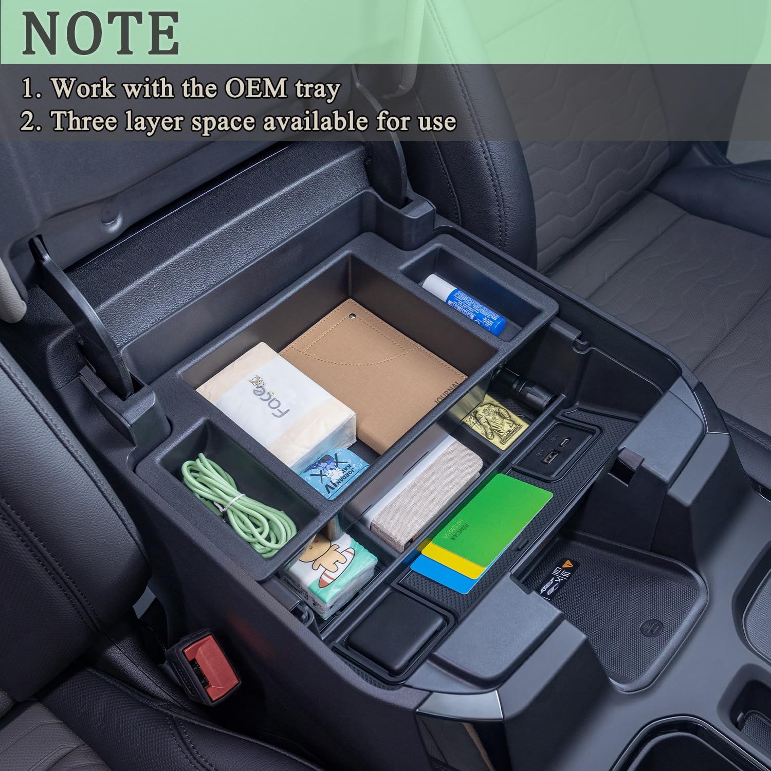 Snapklik.com : PIMCAR Full Center Console Organizer For 23-24 Chevy ...