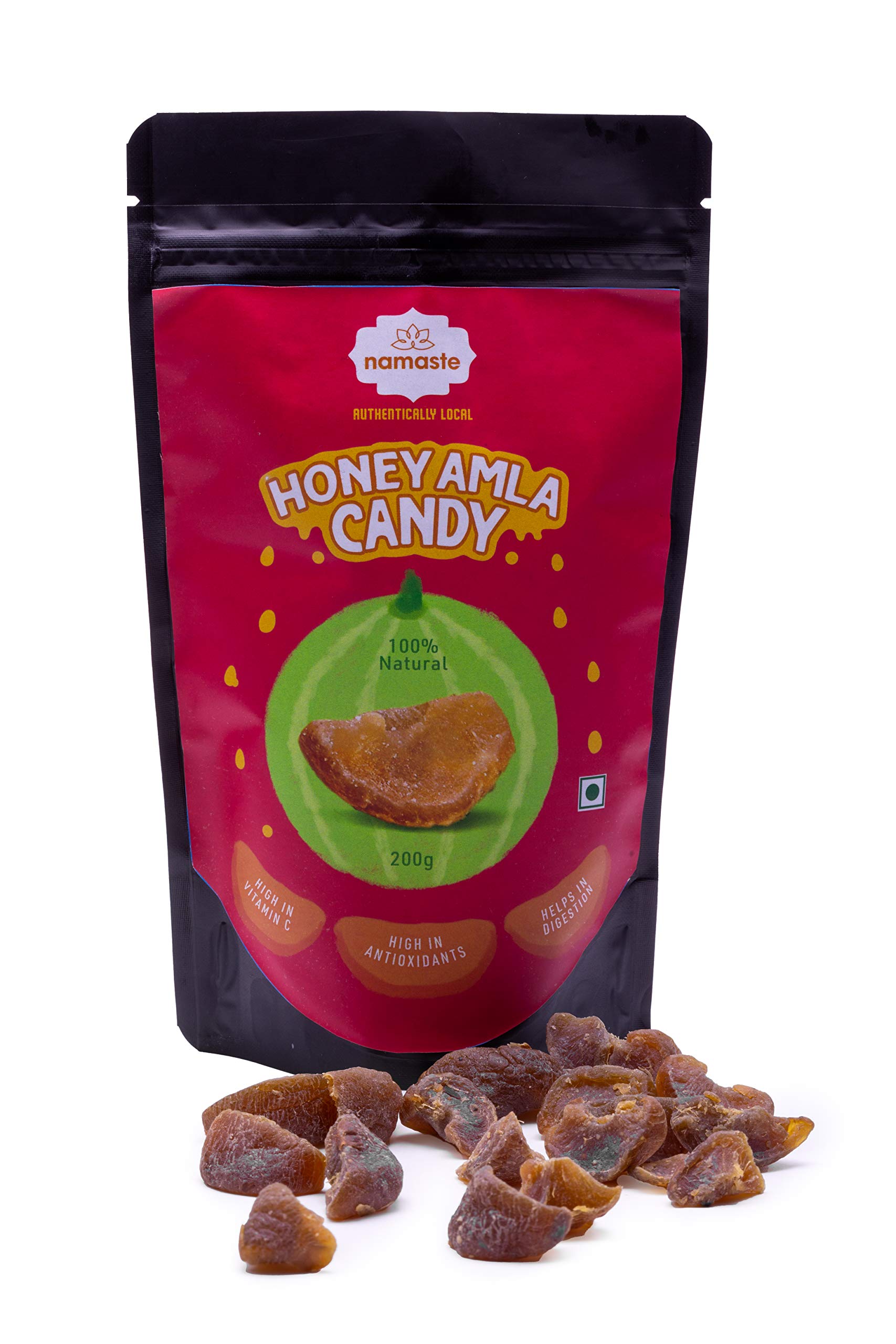 Namaste Chai - Honey Amla Candy, Dry Indian Gooseberry, Rich in ...