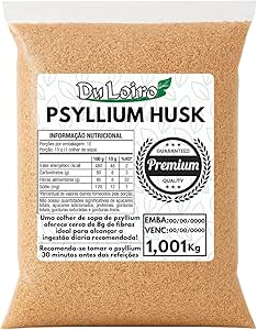 PSYLLIUM HUSK FIBRA (100% NATURAL) 1Kg - PSILLIUM | Amazon.com.br