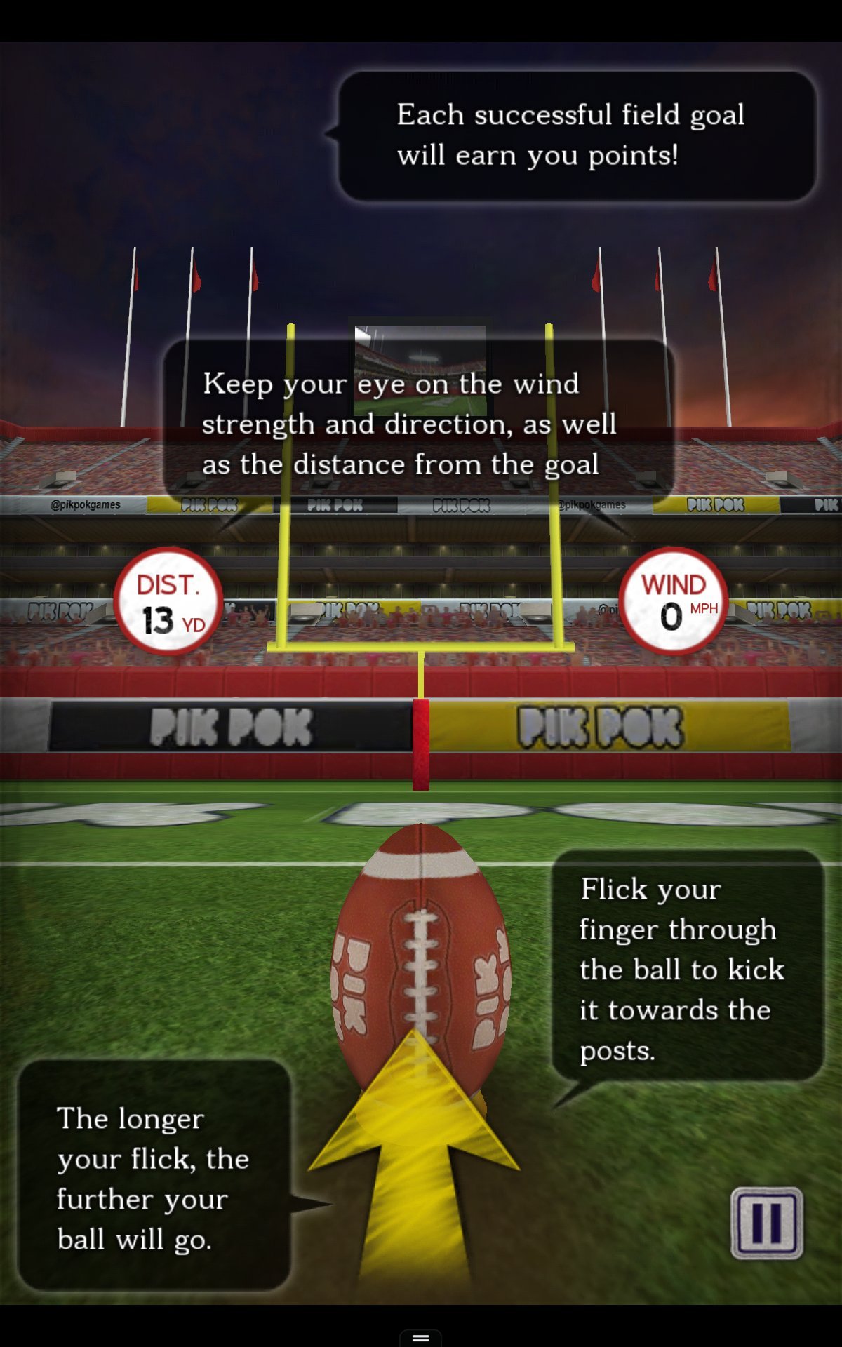 Flick Kick Field Goal Kickoff:Amazon.com:Appstore for Android