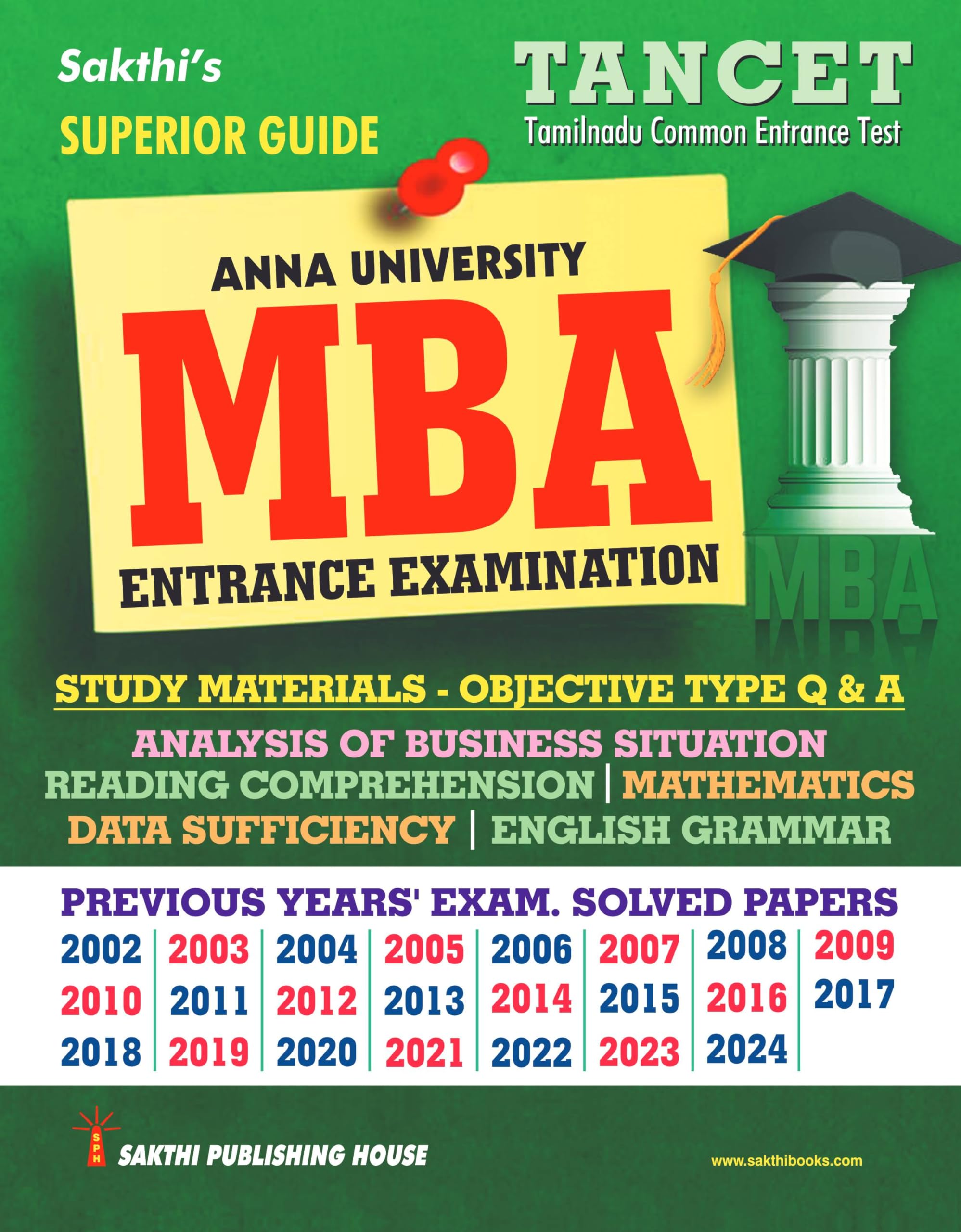 Buy Tancet MBA Entrance Examination Superior Guide Book Online at Low ...