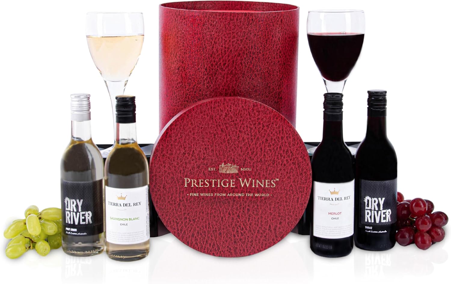 Premium Wine Gift Set – Red & White Selection Hamper – Ideal Present ...