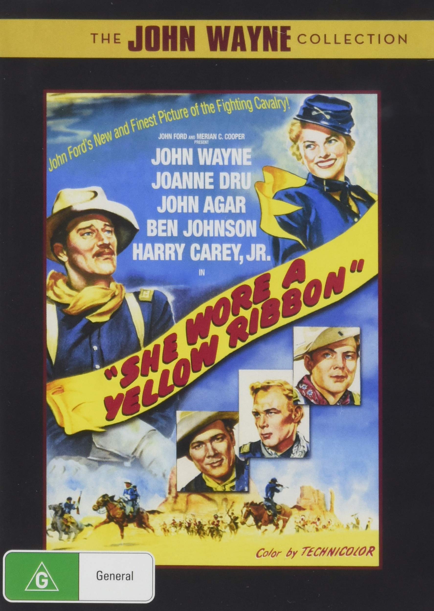Amazon.com: She Wore a Yellow Ribbon : John Wayne, Joanne Dru, John ...