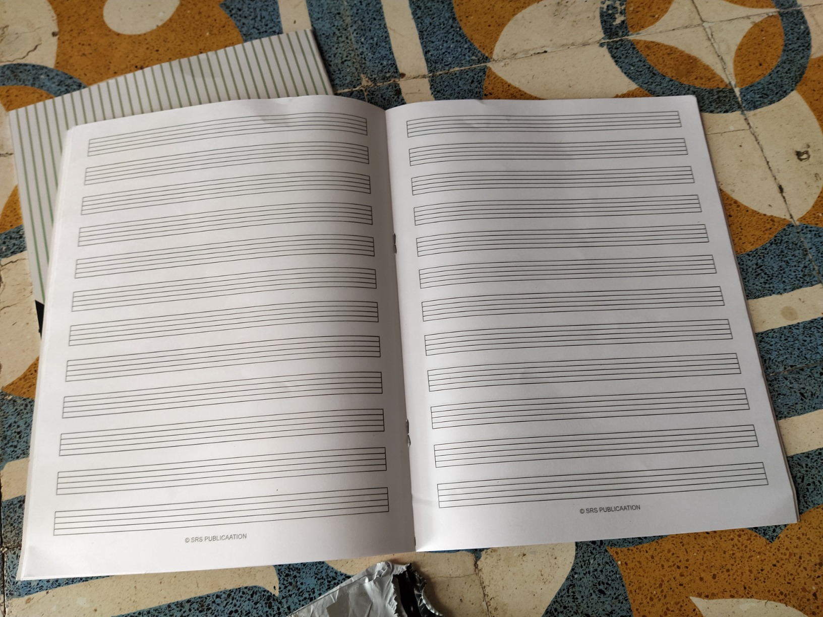 Chennai Musicals 5-line Music Manuscript Notebook 30 pages- Pack of 2 ...