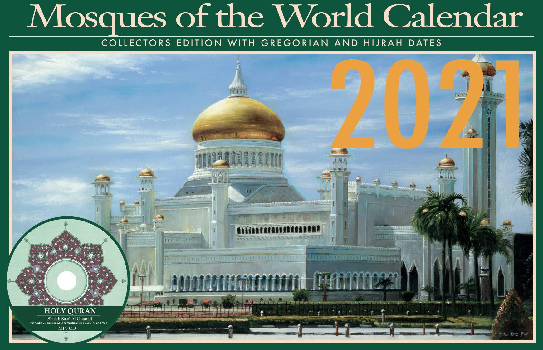 2021 Mosque Around The World Islamic Calendar Gregorian And Hijra ...