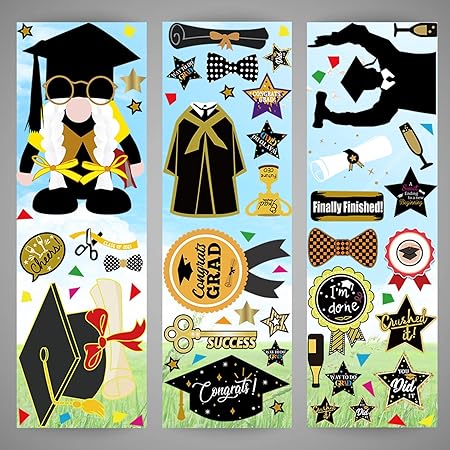 Amazon.com: Kesoto Christmas Decoration Snowflake Window Clings ...