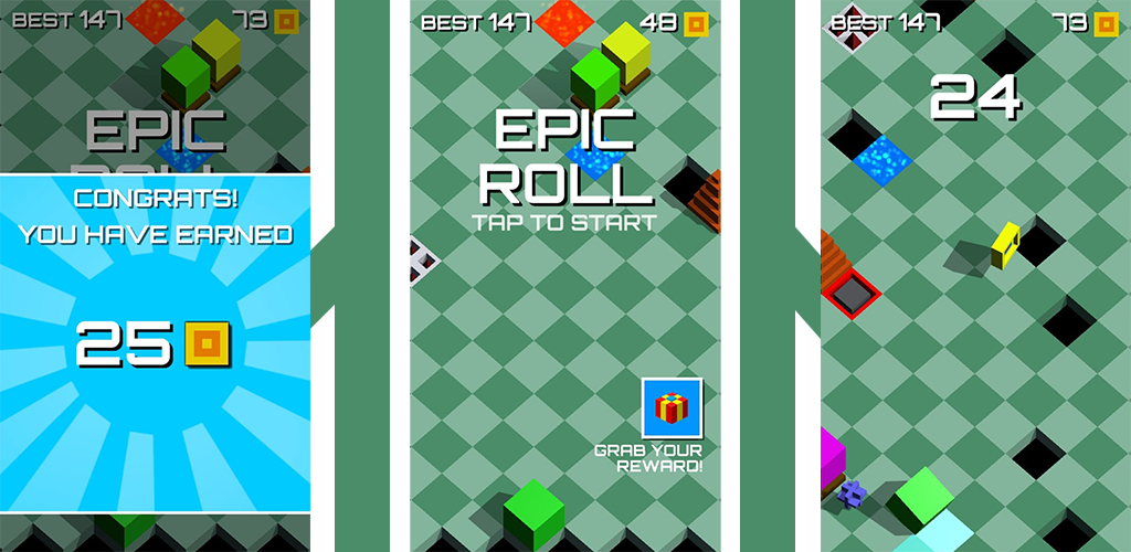 Epic Cube Roll Free Swipe Game For Adventure:Amazon.co.uk:Appstore for Android