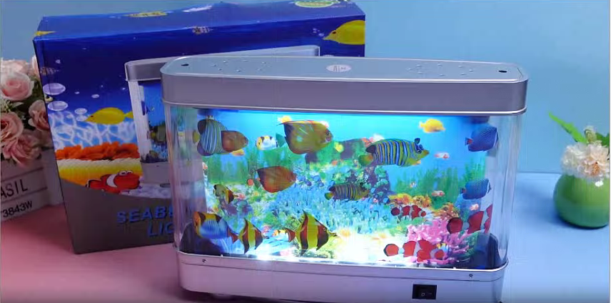 Watch Artificial Fake Fish Tank Decorative Tropical on Amazon Live