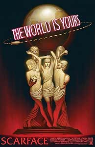 Scarface Movie Poster, Classic 80s Al Pacino Gangster Mafia Crime Film ...