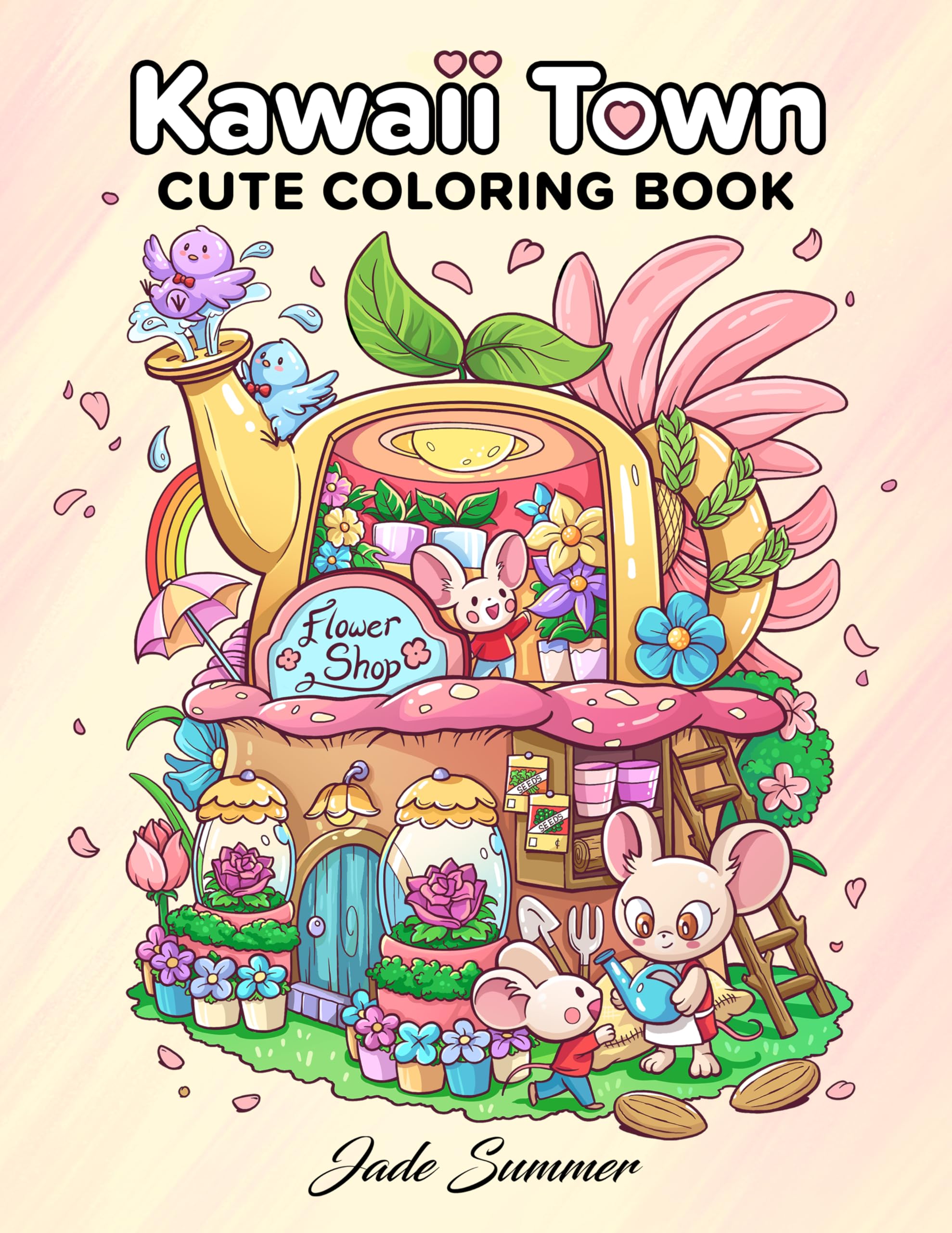 Snapklik.com : Kawaii Town: Coloring Book