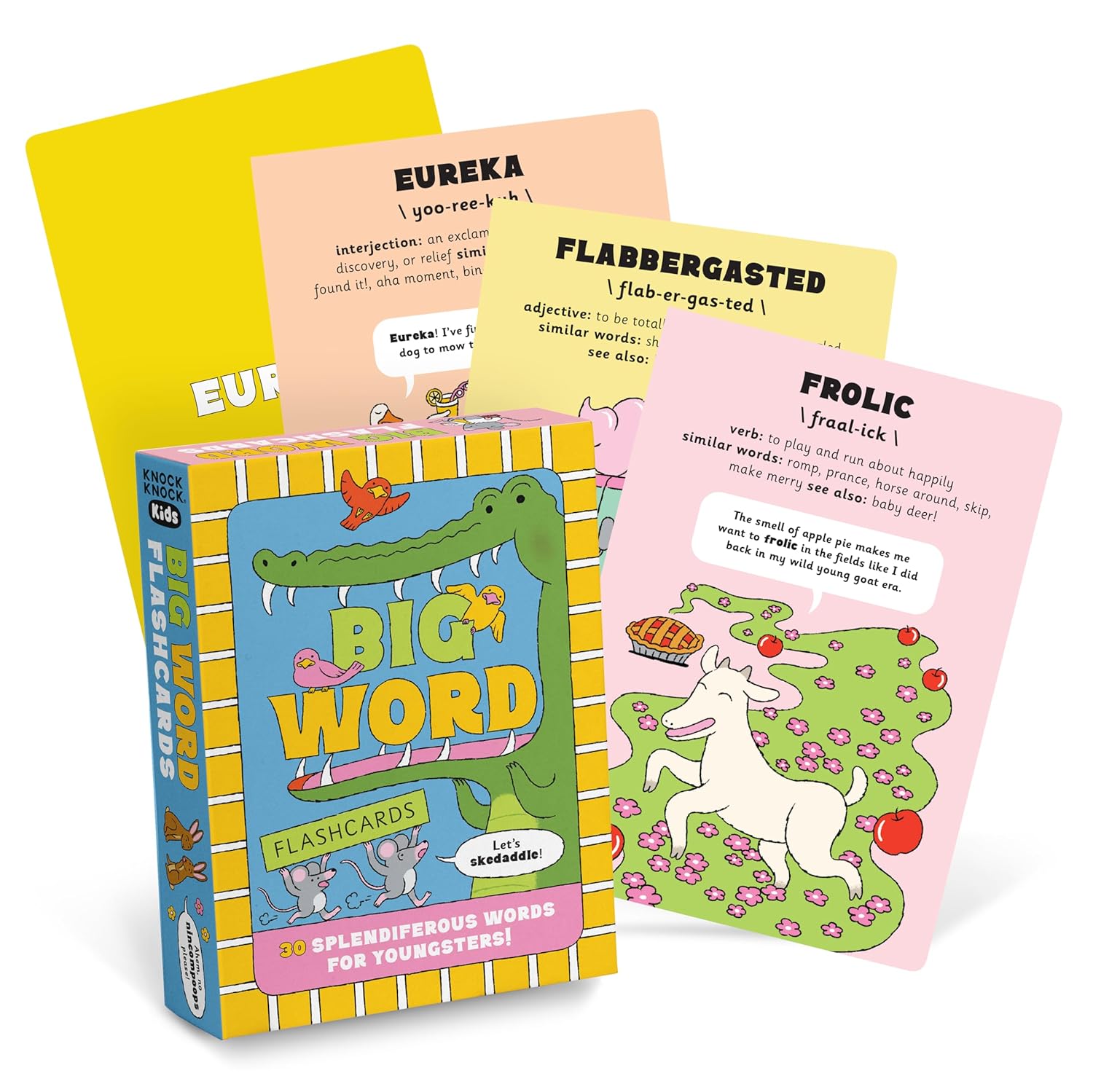 Amazon.com: Knock Knock Big Word Flashcards for Kids: 30 Splendiferous ...