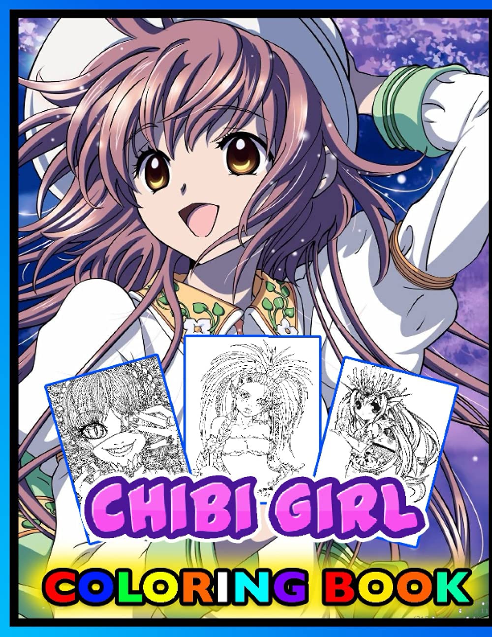 Buy Chibi Girl Coloring book: Kawaii Japanese Manga Drawings And Cute ...