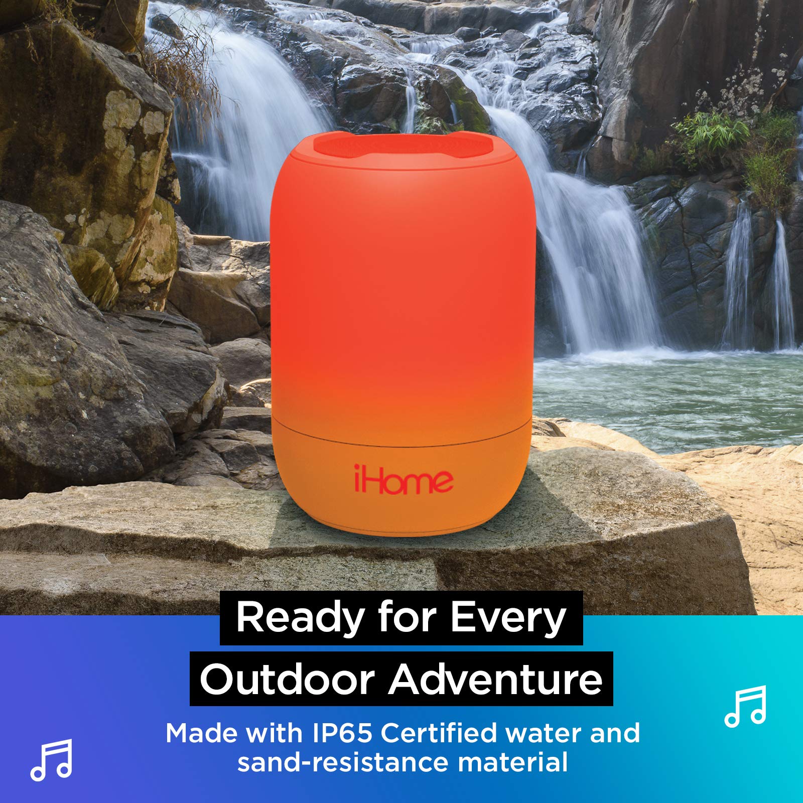 Snapklik.com : iHome PlayFade Portable Bluetooth Speaker - Water ...