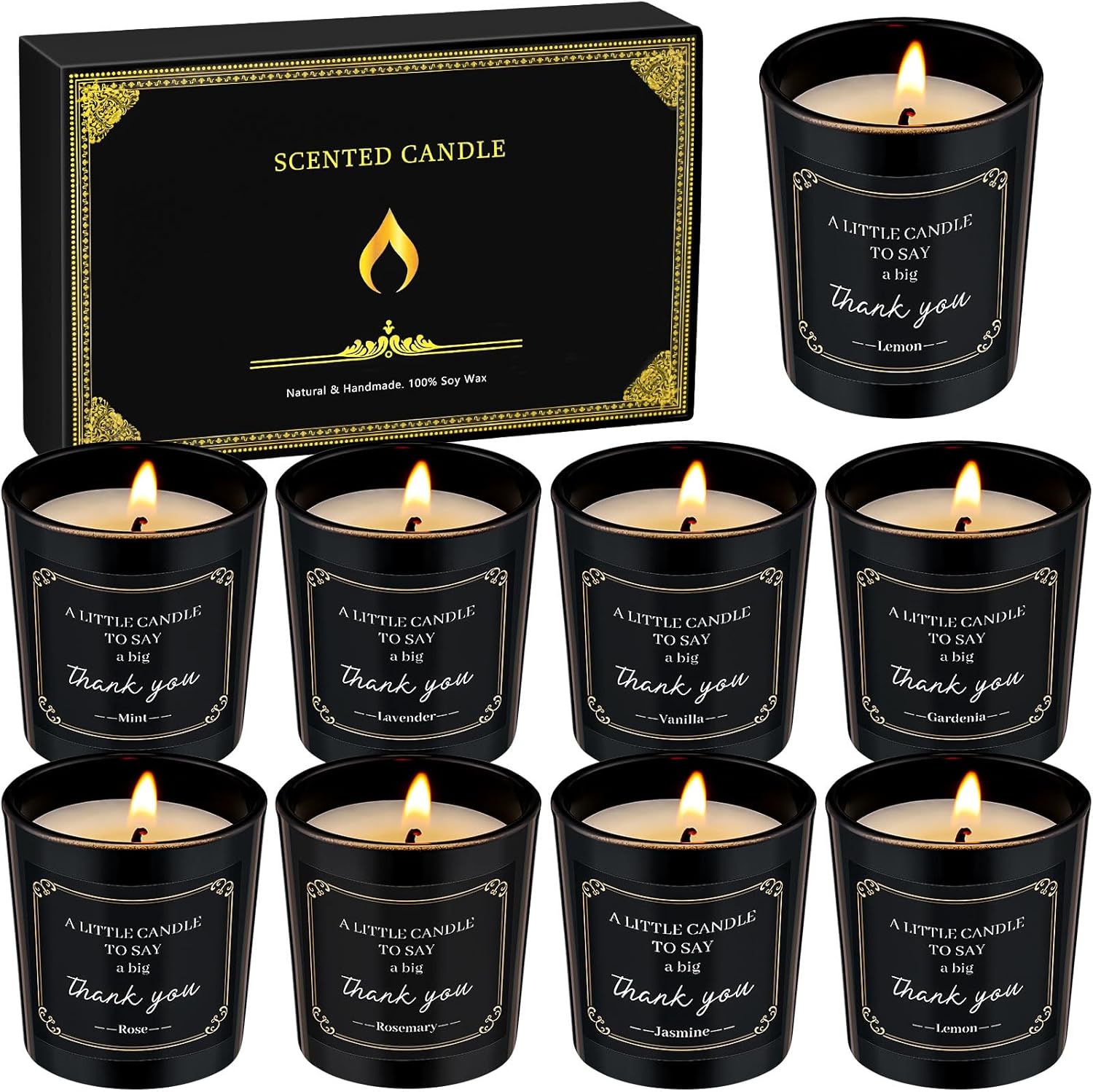 (INCOMPLETE) MTLEE 8 Pcs Employee Teacher Appreciation Gifts Scented ...