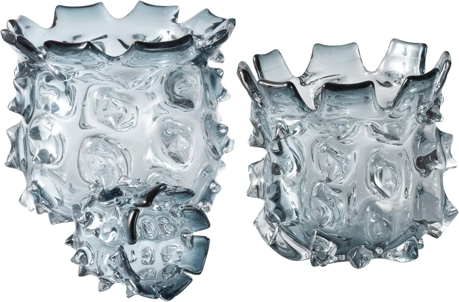 Amazon.com: Lazy Susan Thorn Glass Votive, Parish Blue : Home & Kitchen