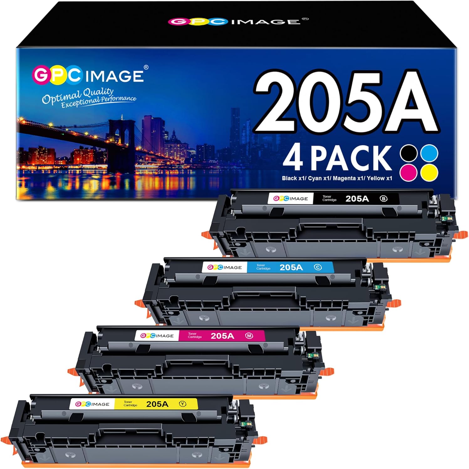 GPC Image 205A Compatible Toner Cartridges Relpacement for HP 205 A ...