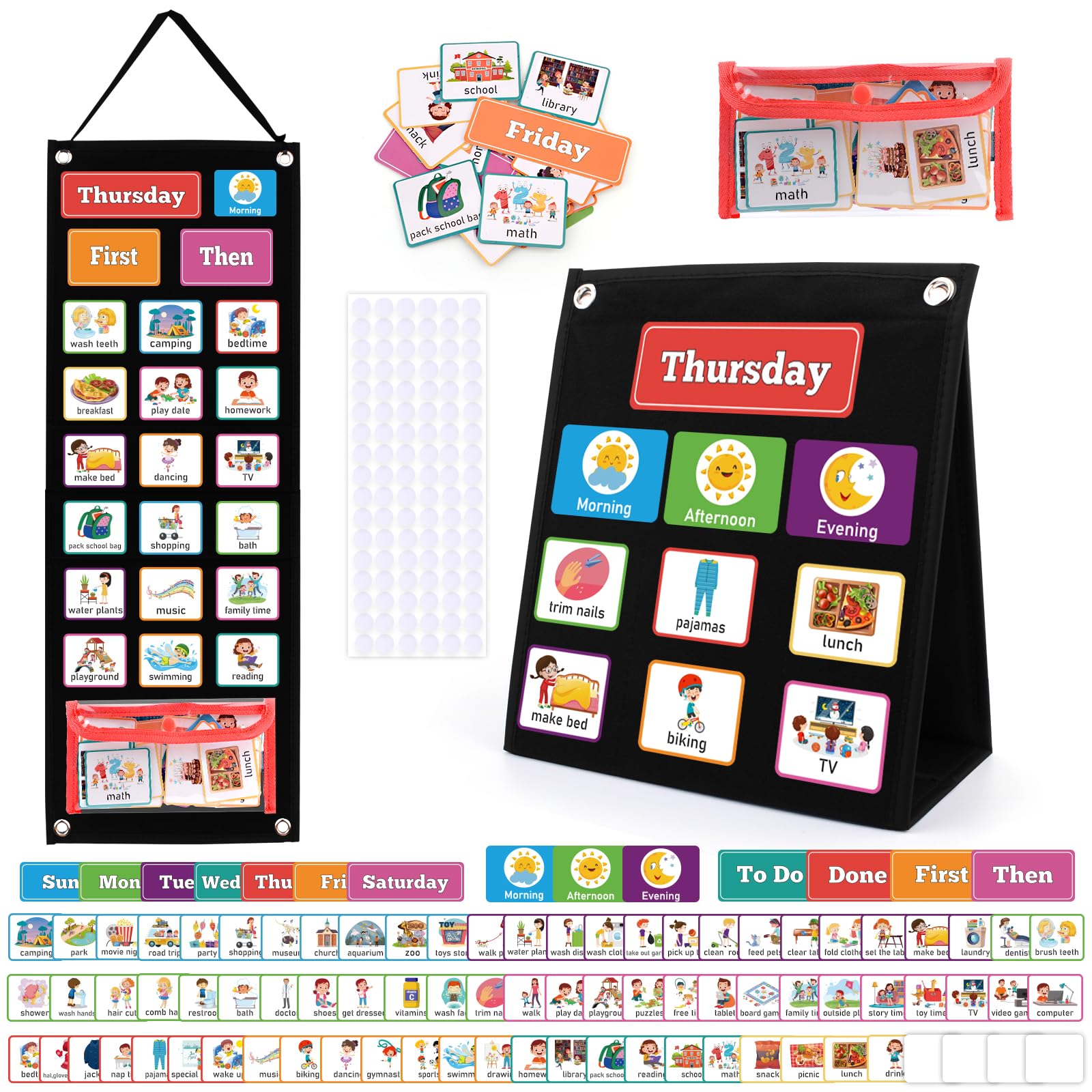 Buy Visual Schedule for Kids, Valentine's Day Gift for Girls Chore ...