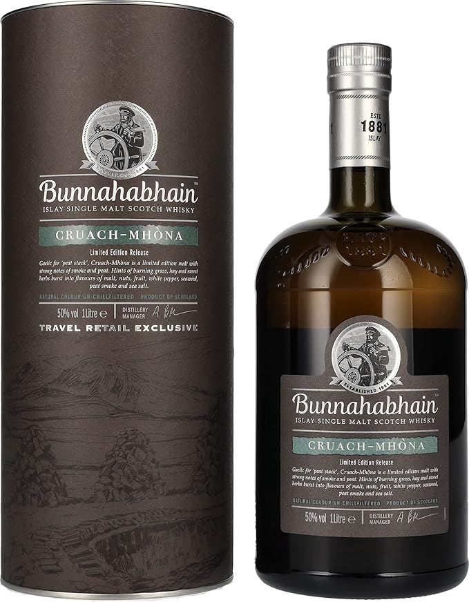 Bunnahabhain Cruach Mhona Single Malt Whisky : Amazon.co.uk: Grocery