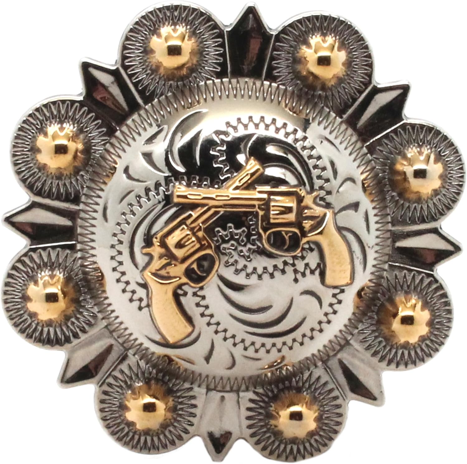Amazon.com: Berry Concho Silver Rose Gold Plated Screw Back 2" 7932-60