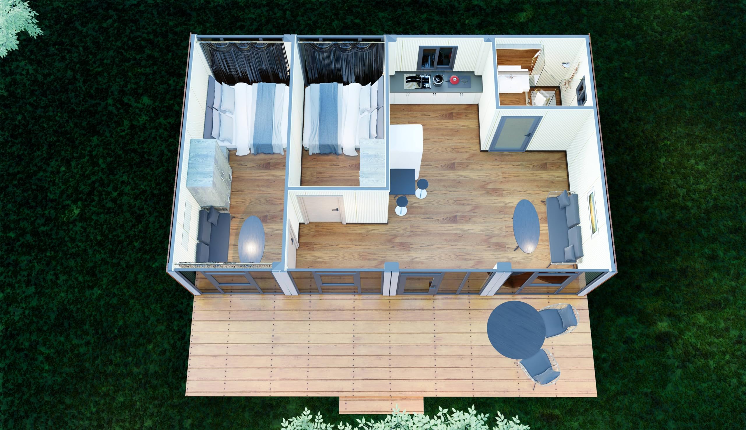 Eco Friendly Modern Tiny House Floor Plans