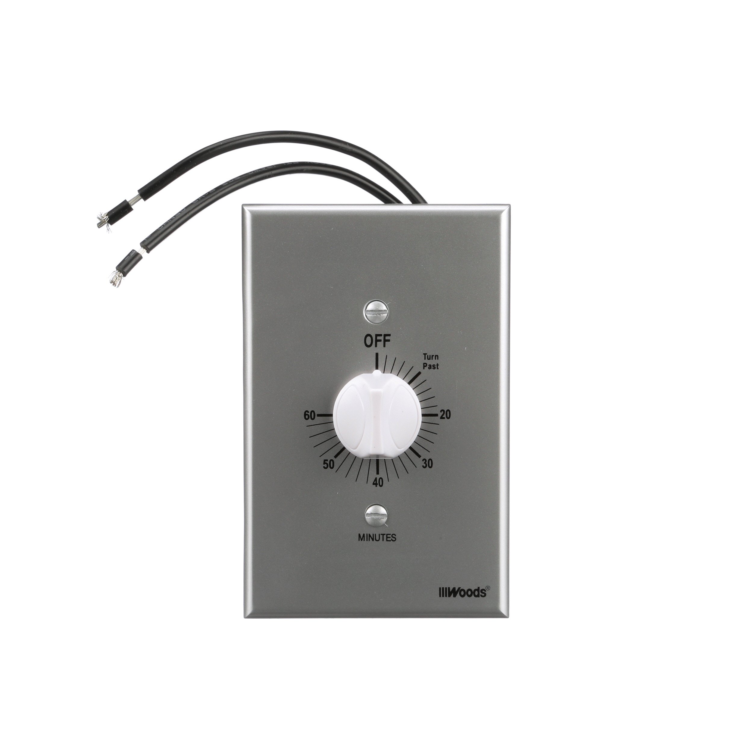 Snapklik.com : Woods 59719 In- Wall 60 Minute Spring Wound Timer