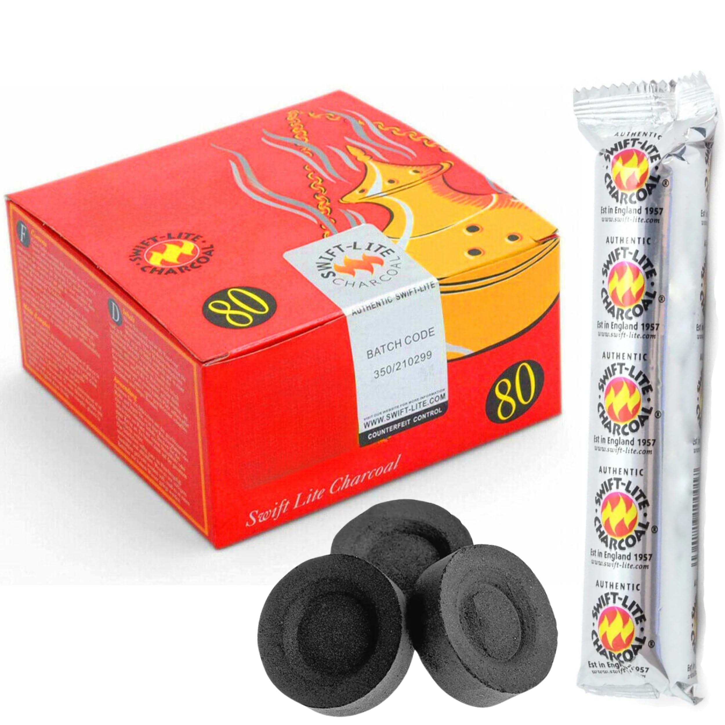 Glamified Shisha Hookah Charcoal Intense Shish Bahkoor Instant Light ...