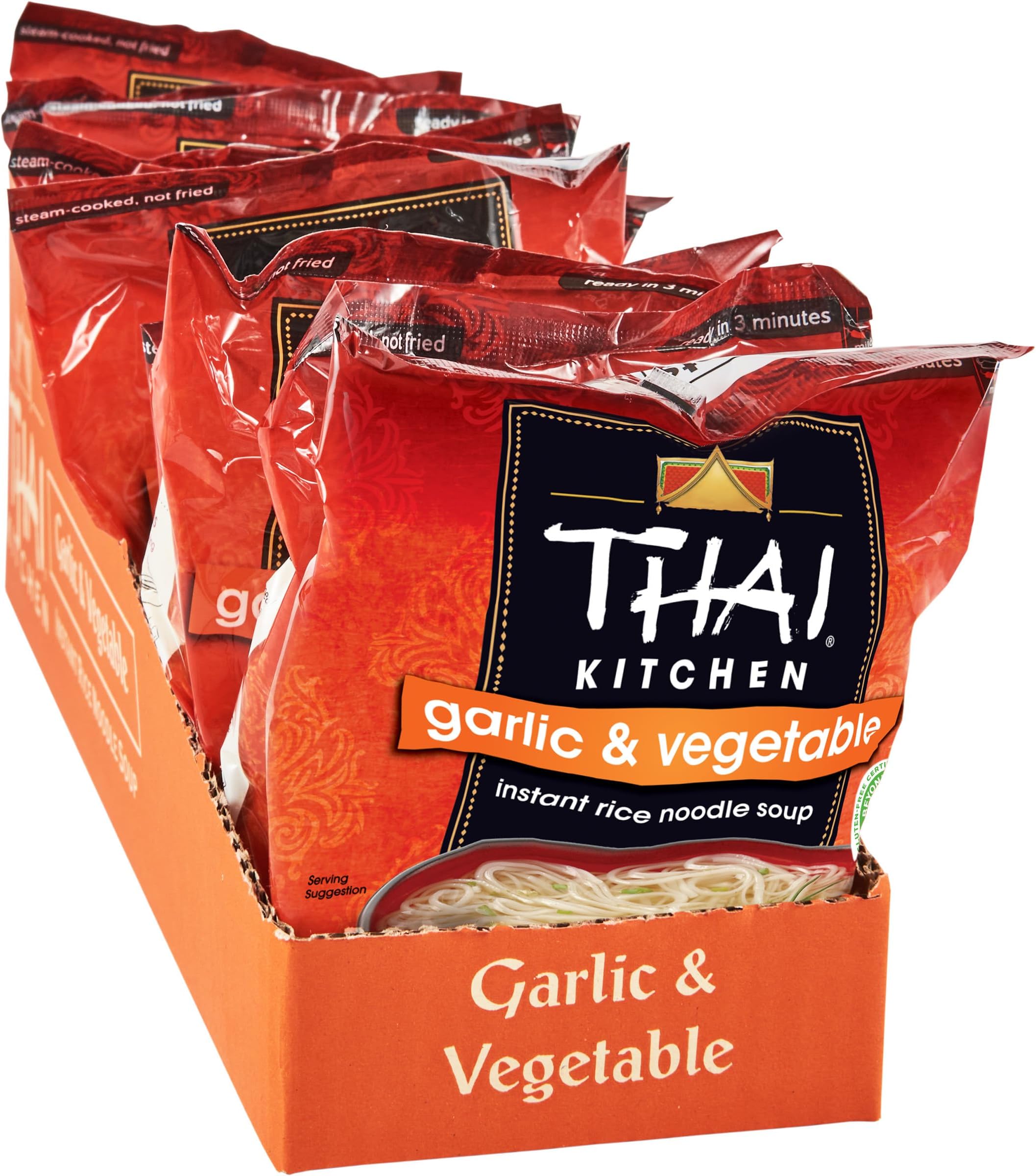 Amazon.com : Thai Kitchen Instant Rice Noodle Soup Variety Pack, 19.2 ...