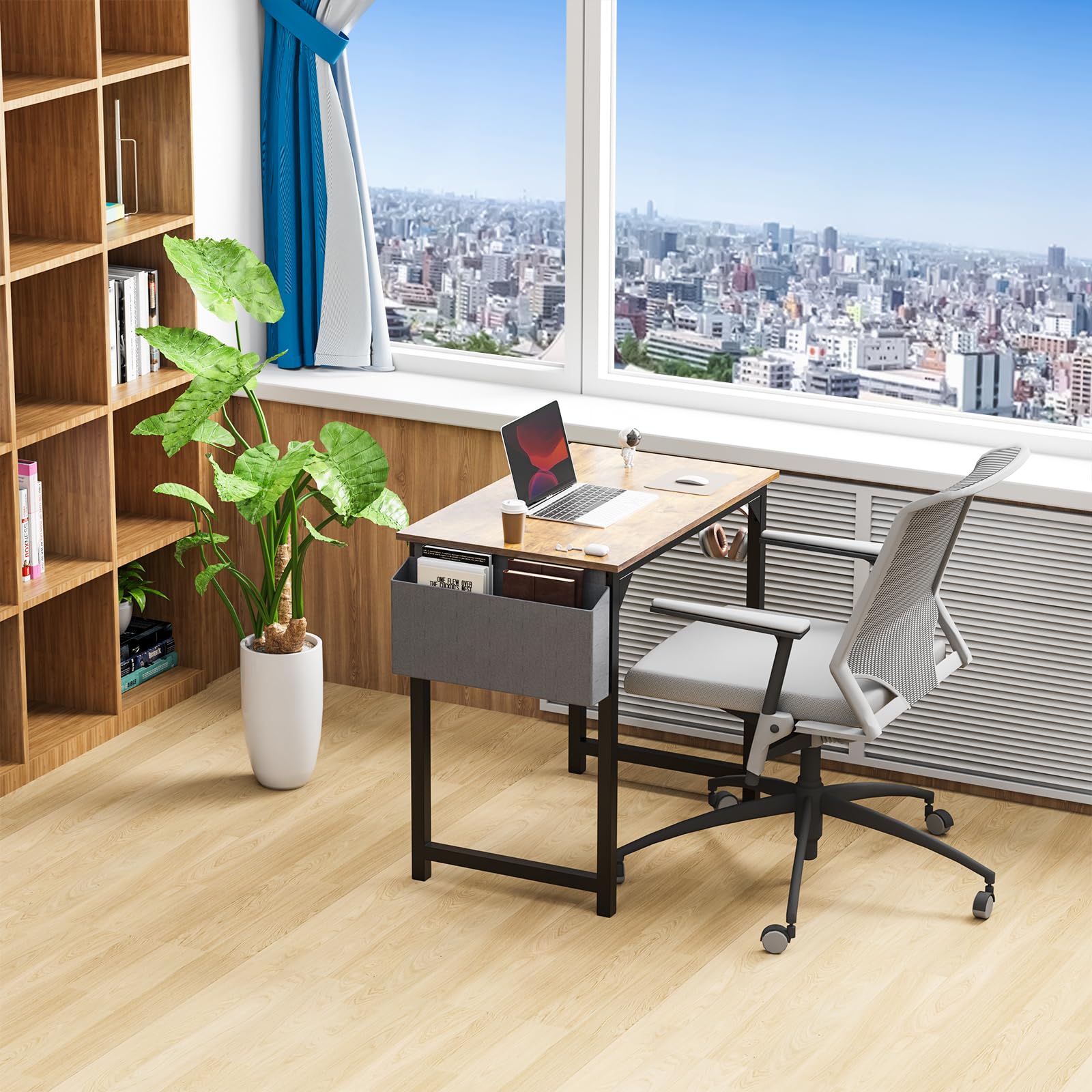 Snapklik.com : DUMOS Computer Desk, 32 Inch Office Desks Writing Study Desk