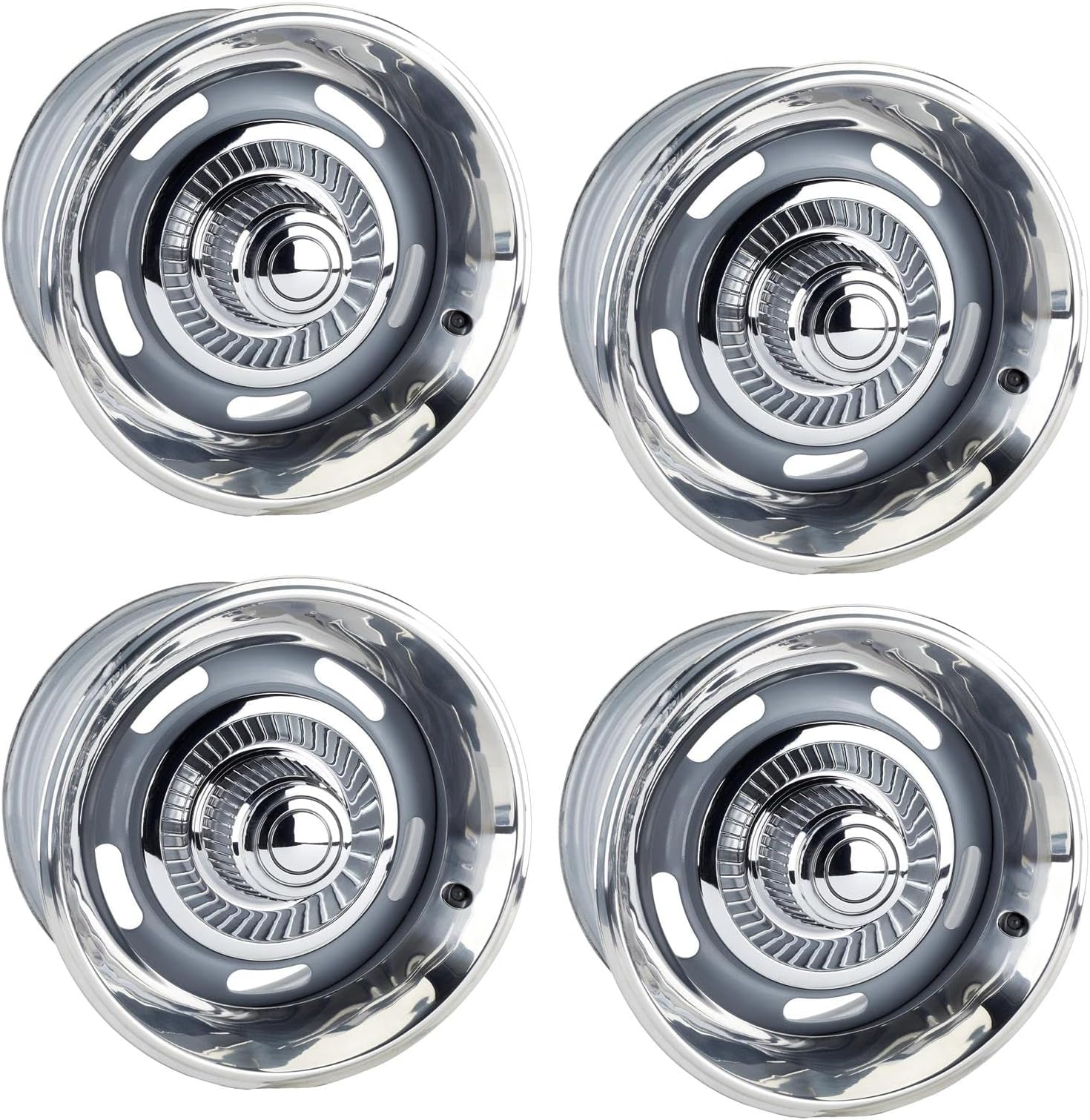 Amazon.com: Vision Rally 55 Silver Wheel (15x8"/5x5.0") : Automotive