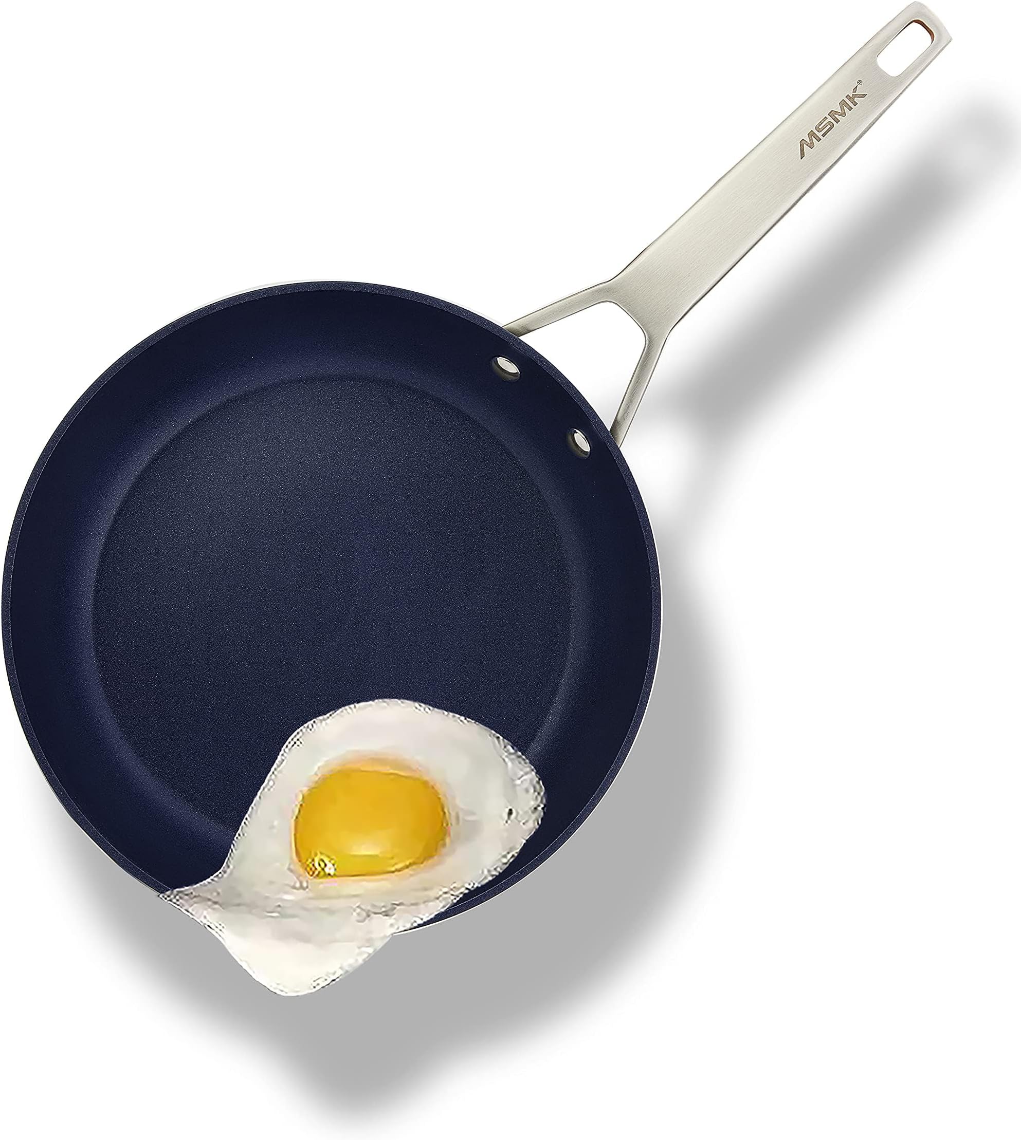 Amazon.com: MsMk Small Nonstick Frying pan Blue, 8-inch Durable Egg ...