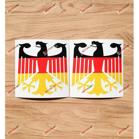 Amazon.com - 6'' German Eagle Decal Sticker Coat of Arms of Germany ...