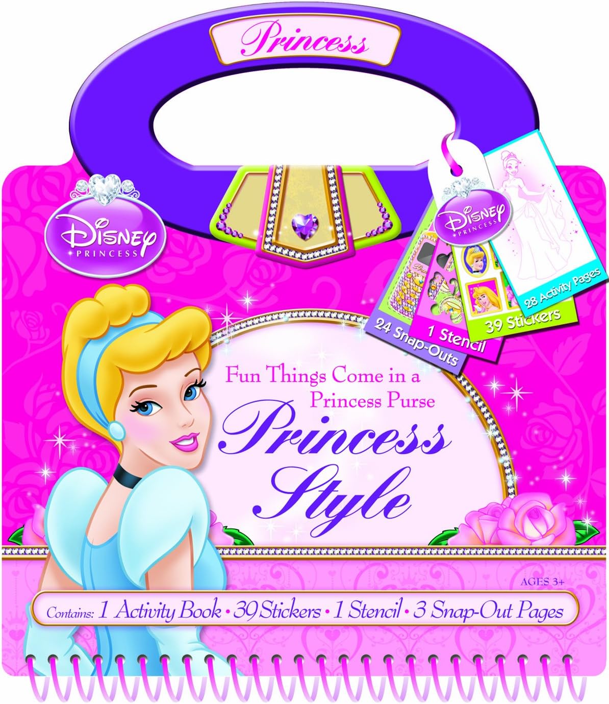 Amazon.com: Bendon Disney Princess Style Activity Purse : Toys & Games