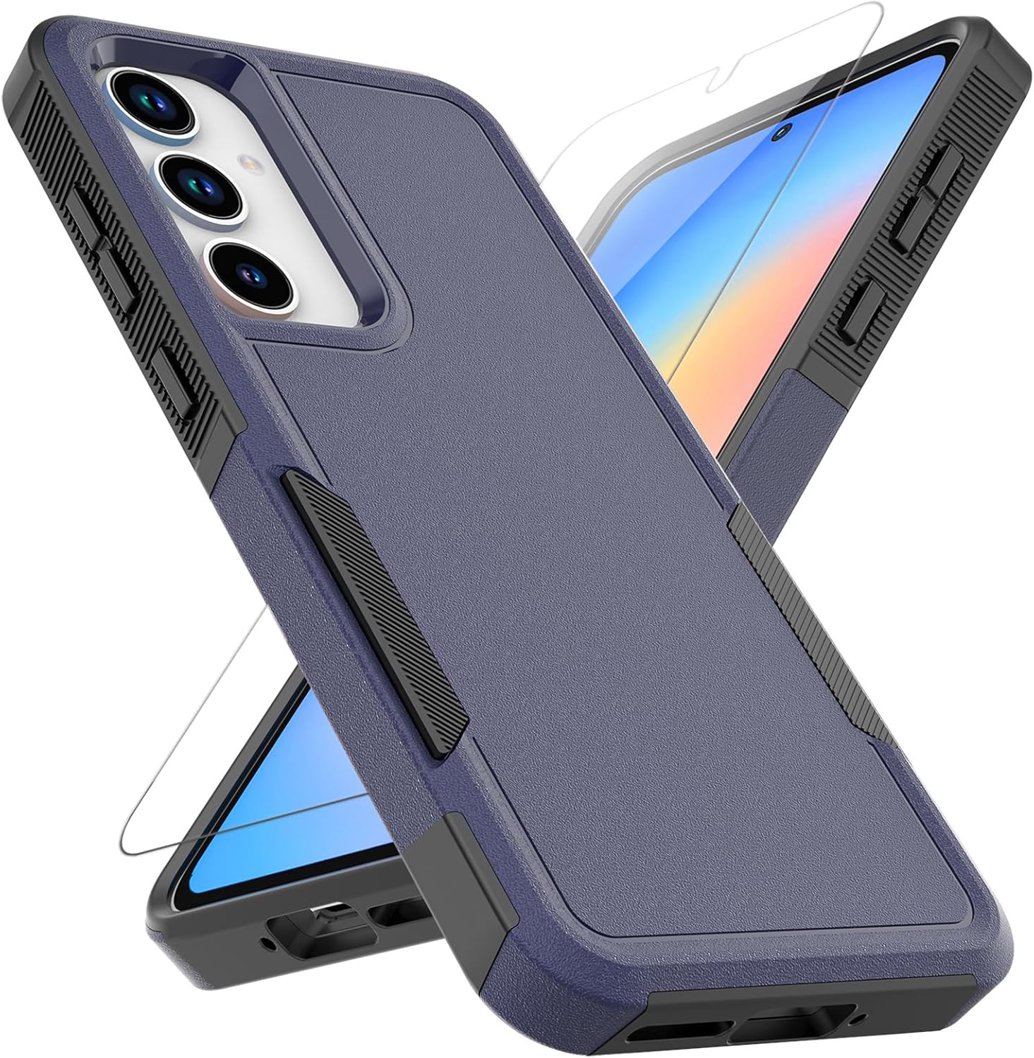 Amazon.com: for Samsung Galaxy A35 5G Case: Dual Layer Protective Heavy ...