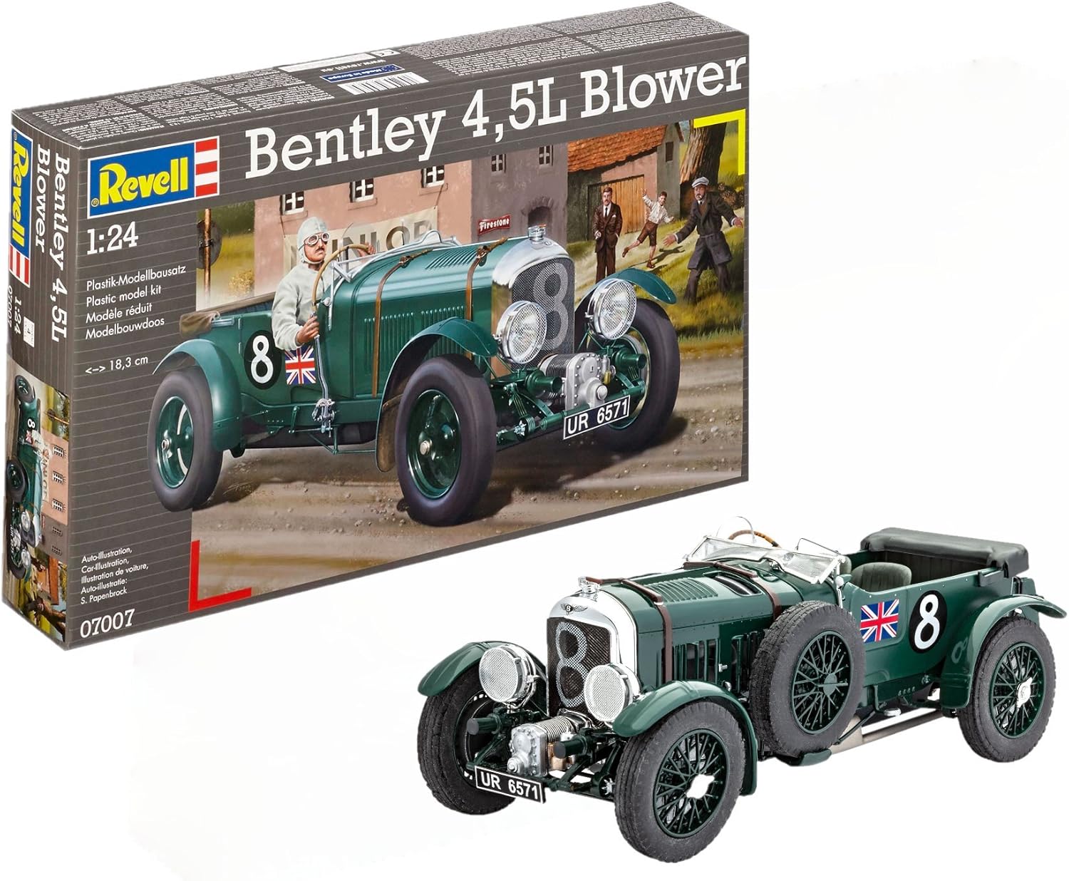 Revell RV07007 Bentley Blower Model Kit, Various : Amazon.co.uk: Toys ...