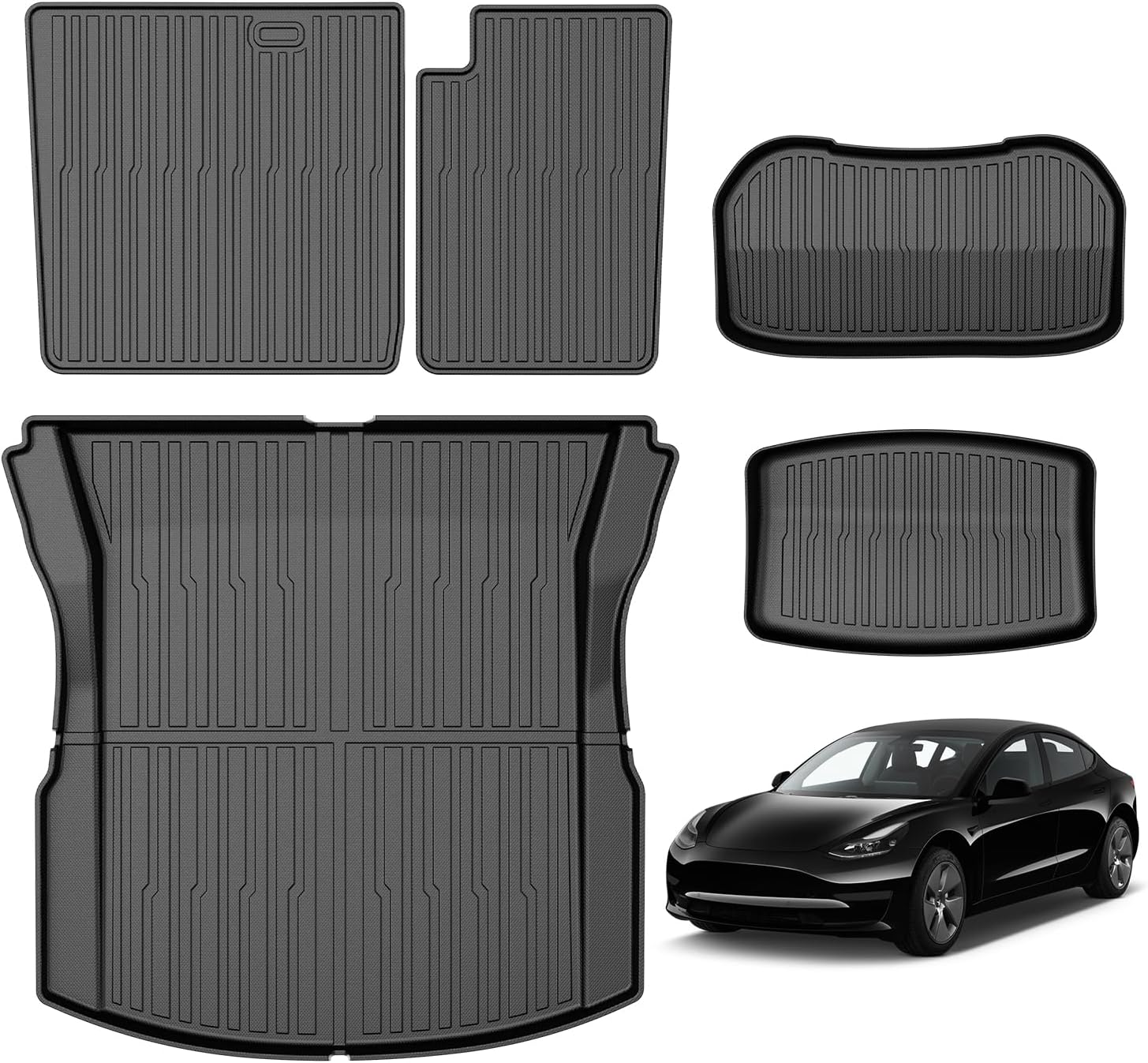 Amazon.com: Mixsuper Cargo Liners for 2024 Tesla Model 3 Highland ...