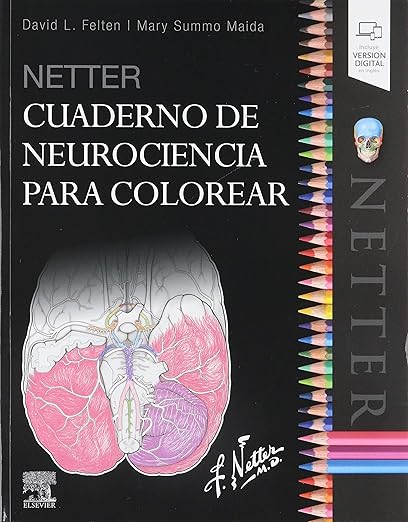 Amazon.com: Netter. Cuaderno de neurociencia para colorear ...