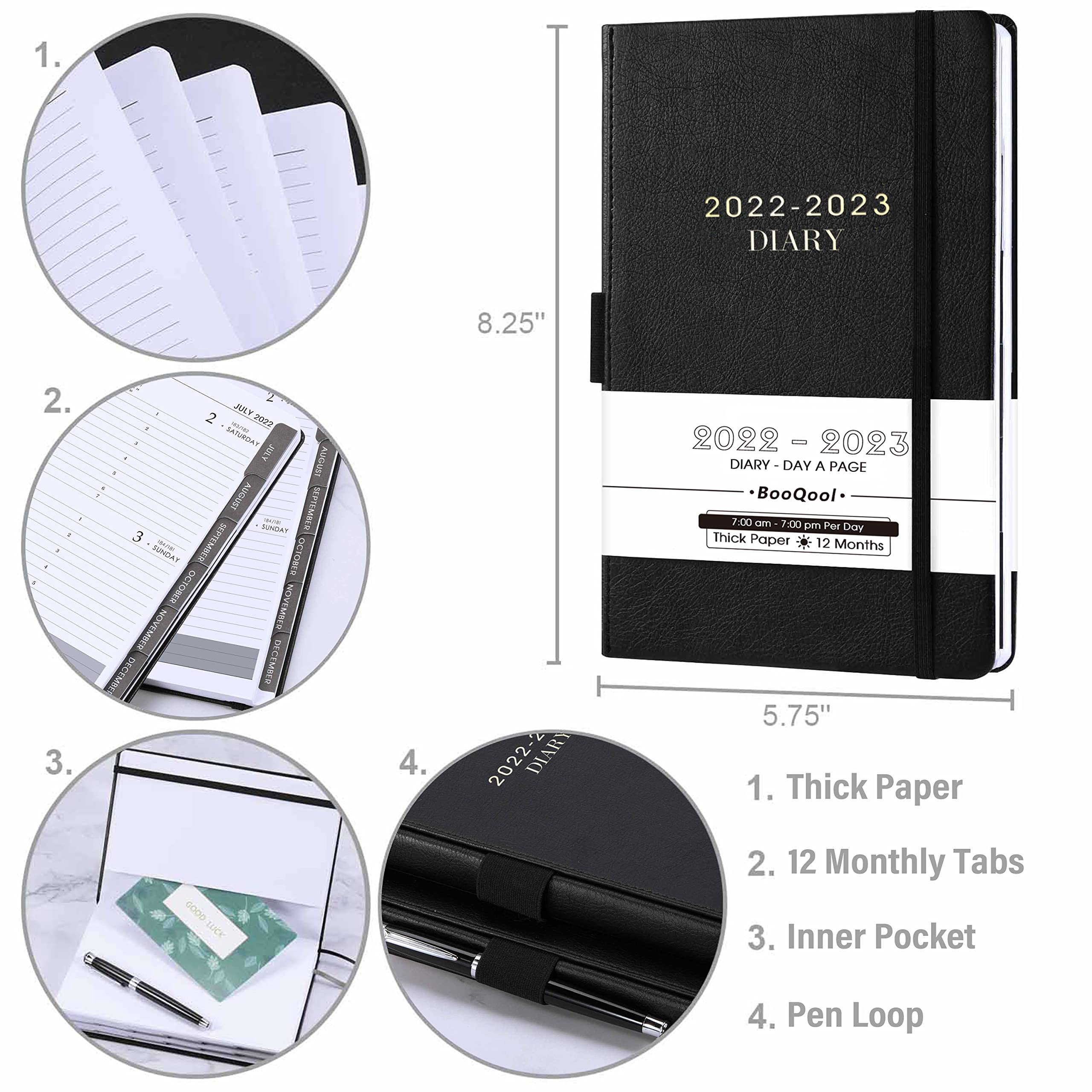 Buy Academic Diary 2022-2023 - Diary 2022-2023 A5 Page A Day from Jul ...