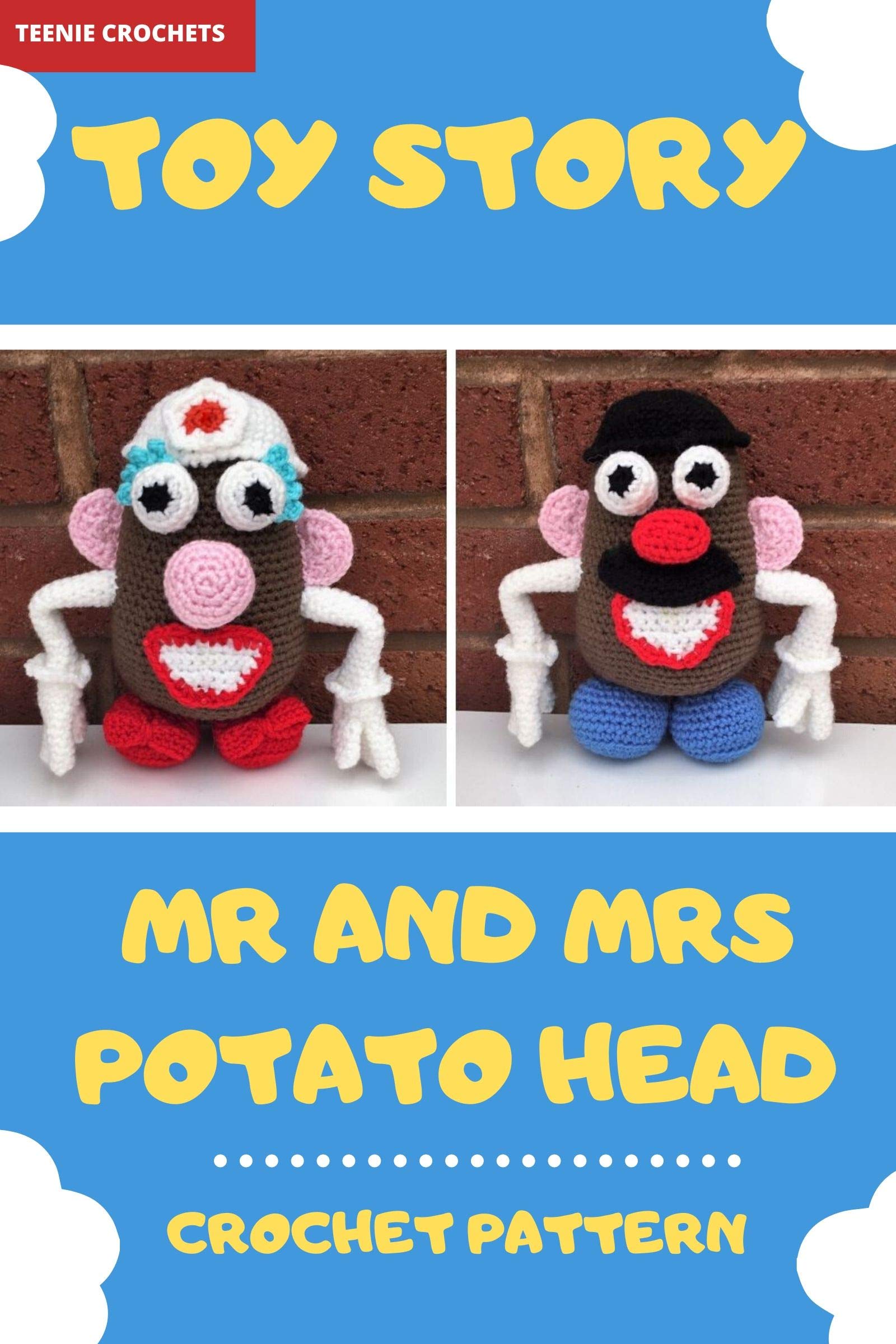 Buy Toy Story Mr and Mrs Potato Head - Written Crochet Patterns ...