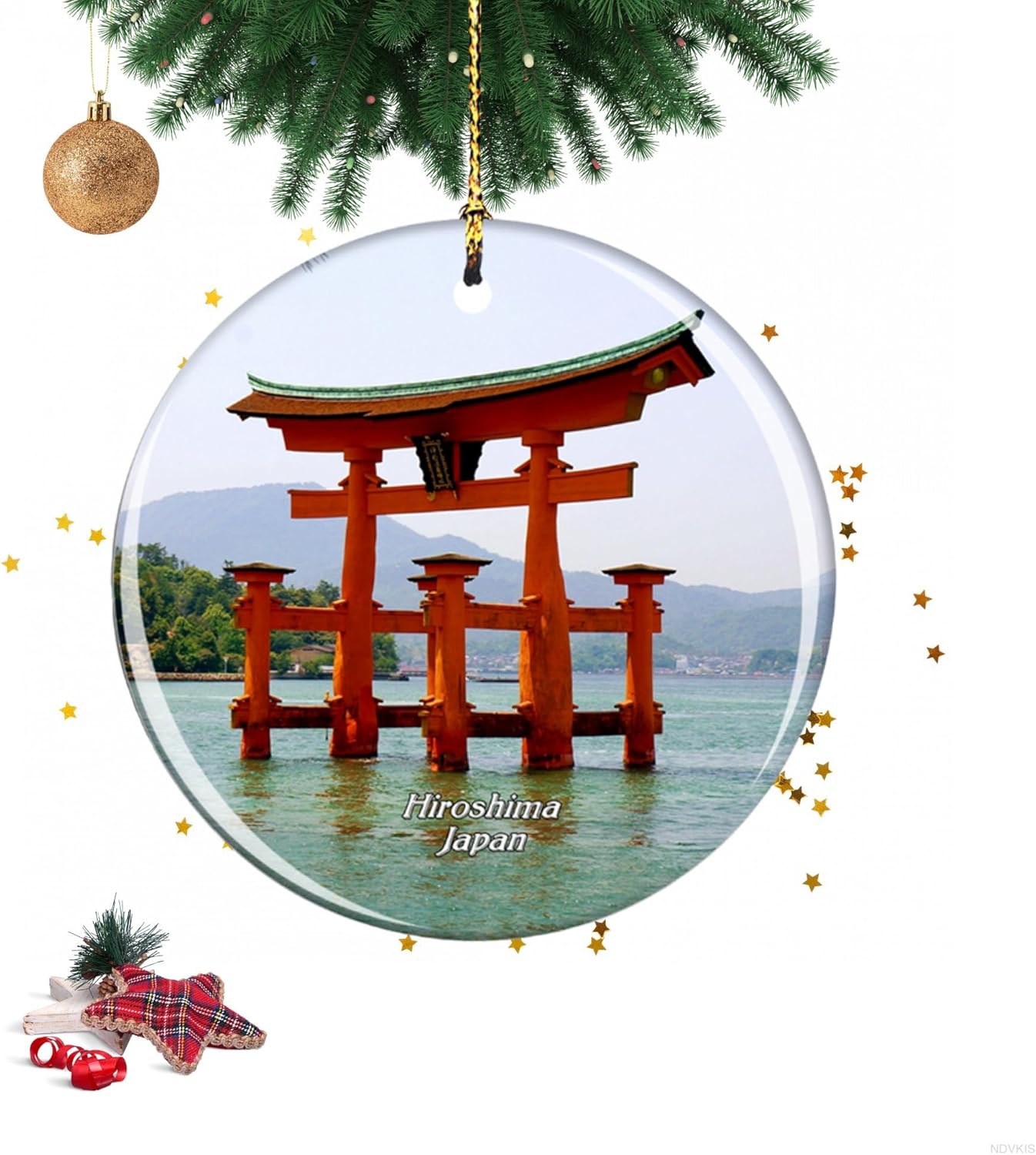 Amazon.com: Itsukushima Shinto Shrine Hiroshima Japan Christmas ...
