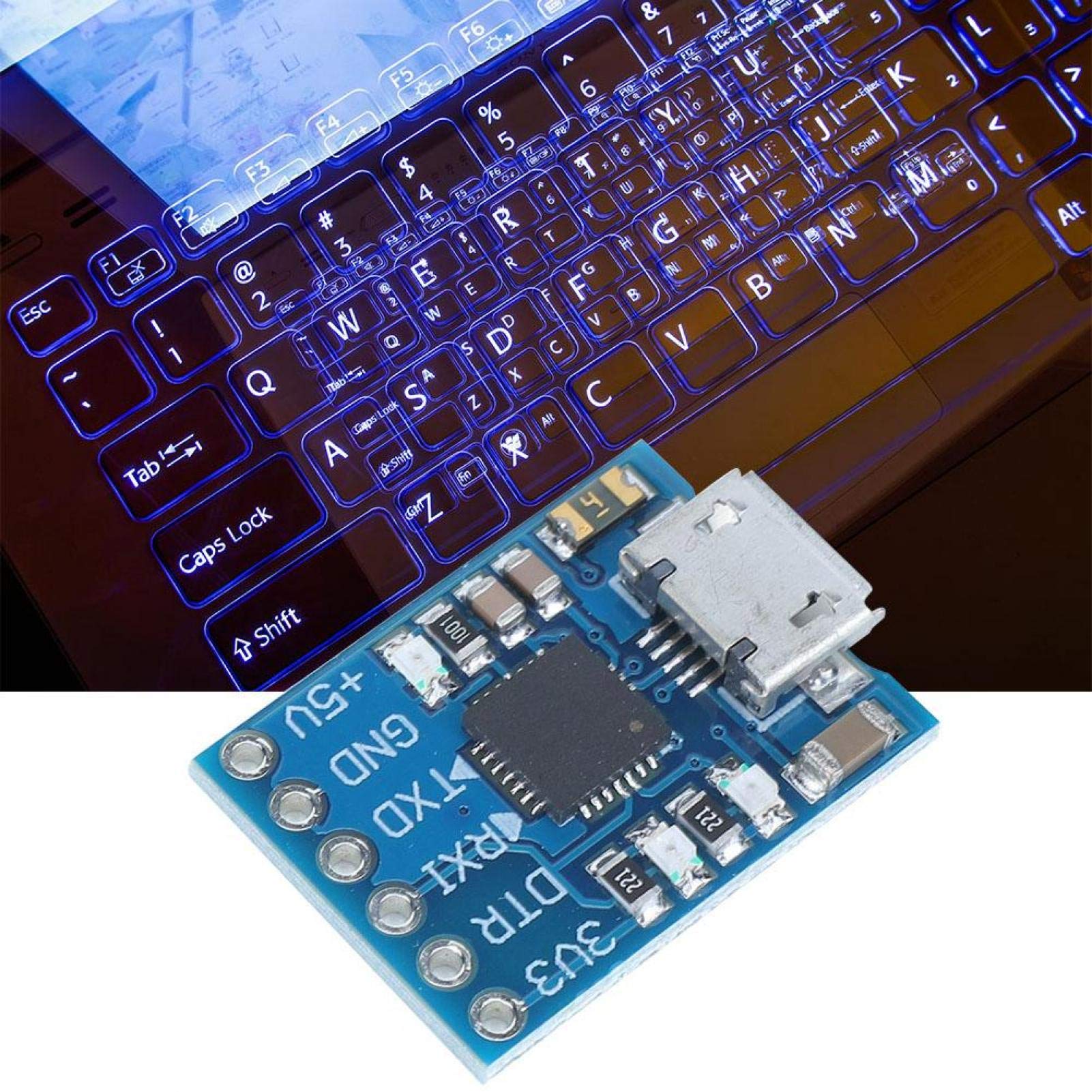 Buy With Fuse CP2102 USB to UART TTL Module with T Type Pins Beautiful ...