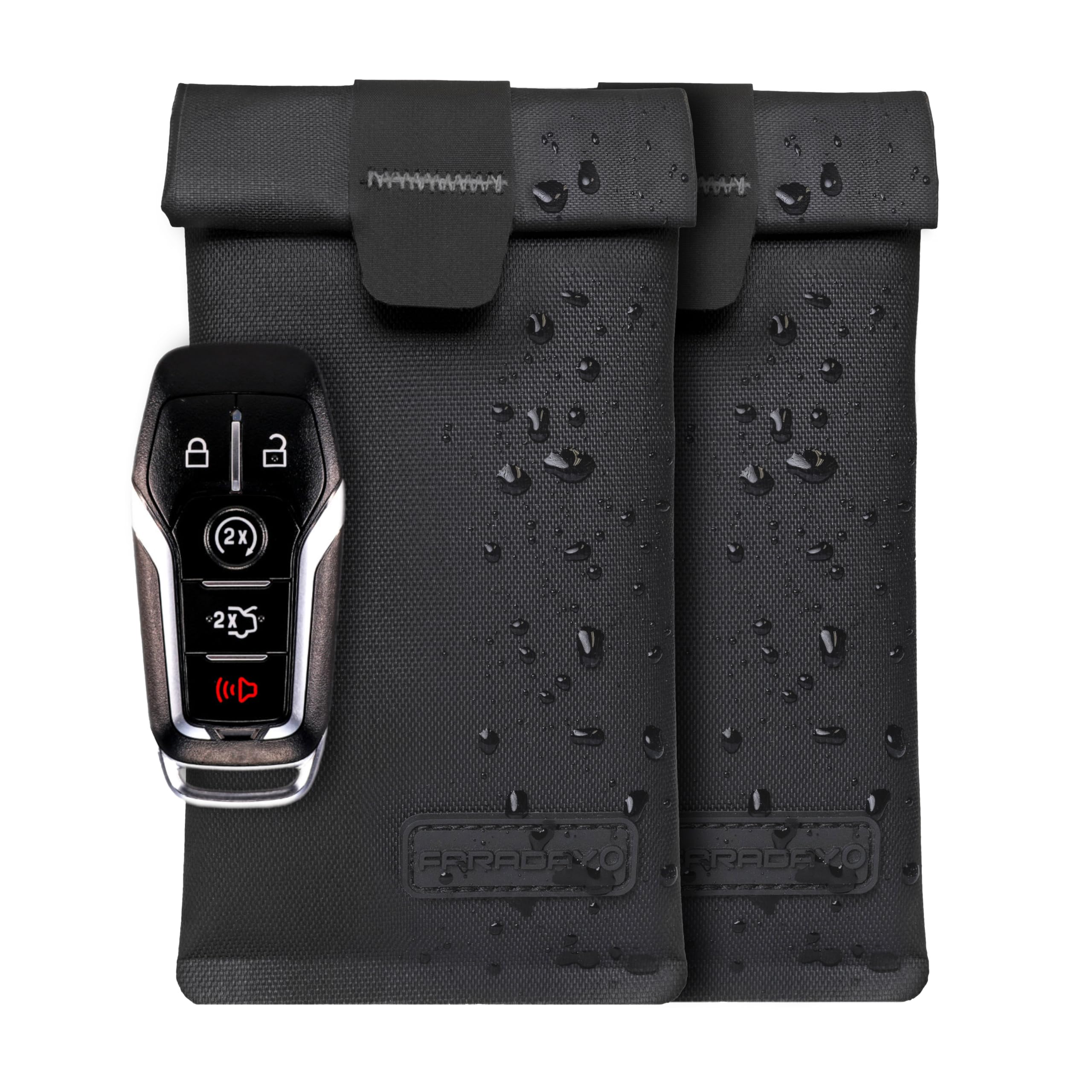 Amazon.com: Faraday Key Fob Jacket | RFID Signal Blocking & Water ...