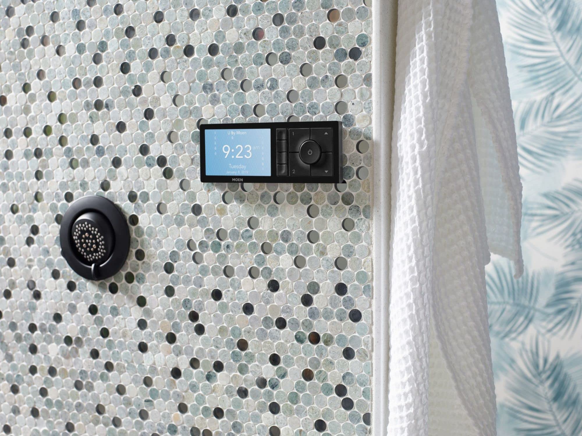 Moen Matte Black Smart Shower 4-Outlet Digital Shower Controller for ...