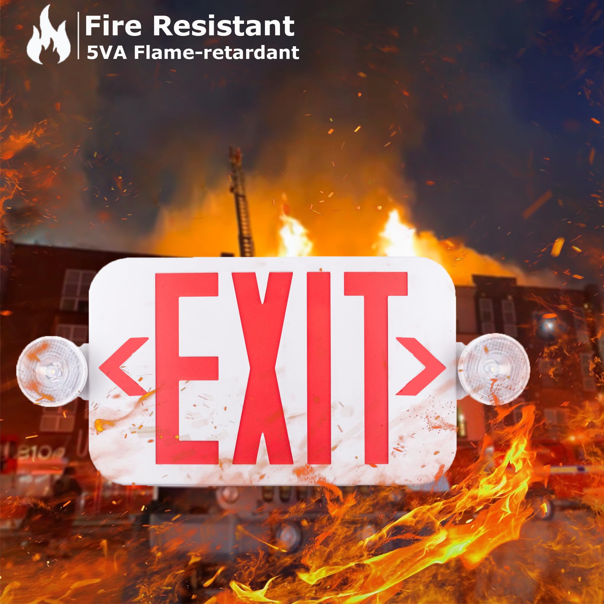 Snapklik.com : LIT-PaTH LED Combo EXIT Sign