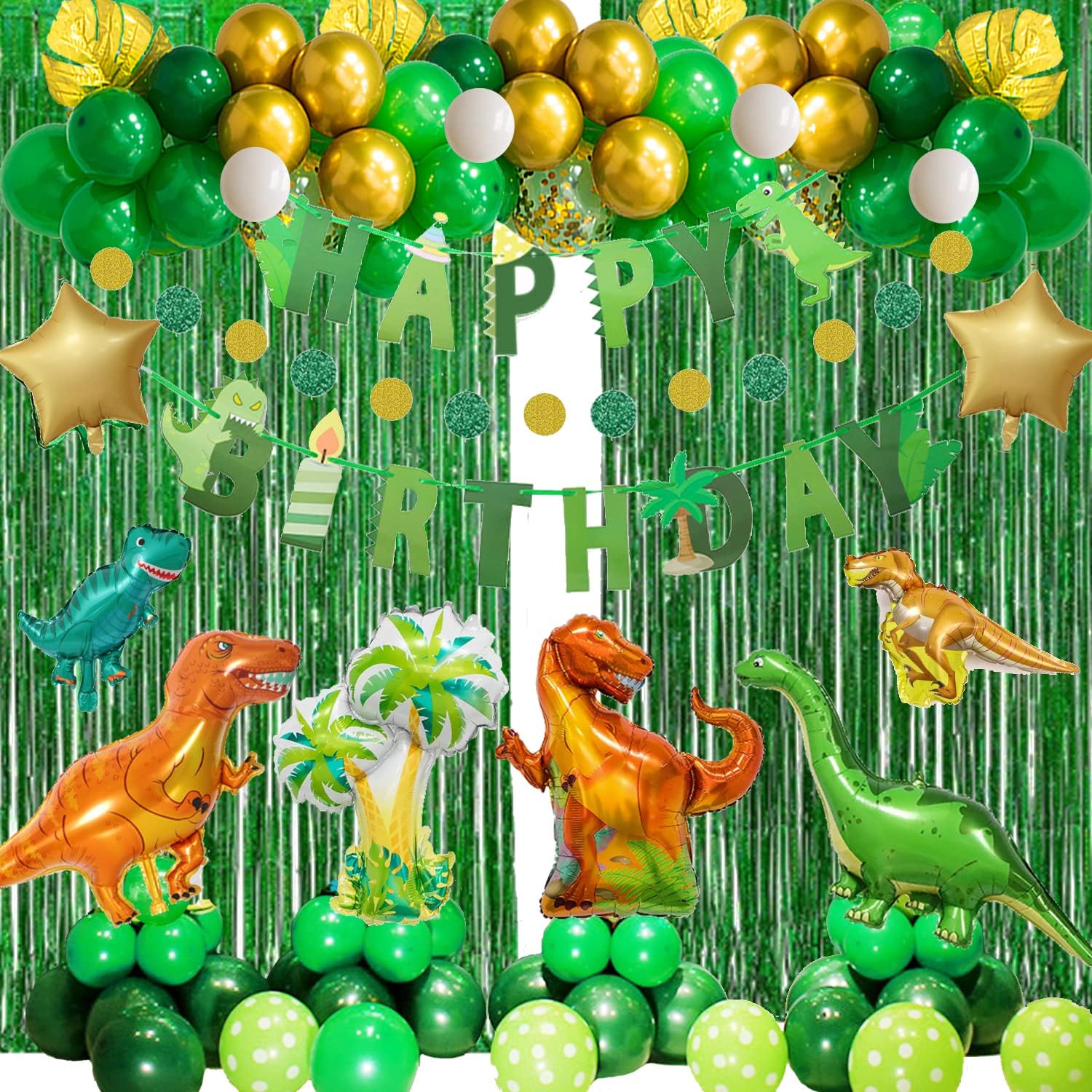 Amazon Dinosaur Birthday Party Decorations Balloons Arch Garland amazon-dinosaur-birthday-party-decorations-balloons-arch-garland