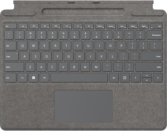 Amazon.com: Microsoft Surface Pro Signature Keyboard - Platinum ...