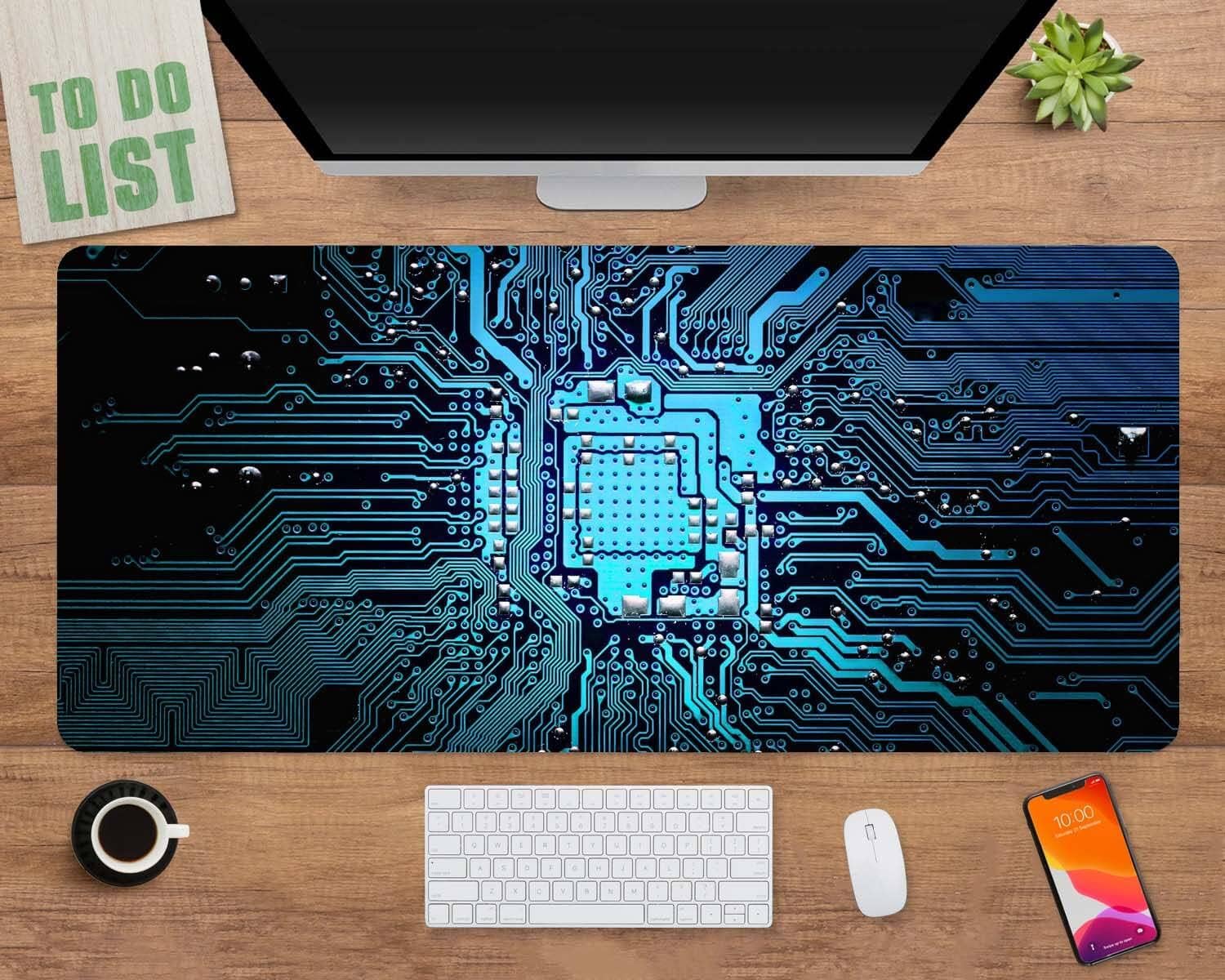 Amazon.com: Personalized PCB CPU Style Mouse Pad, Extra Large Non-Slip ...