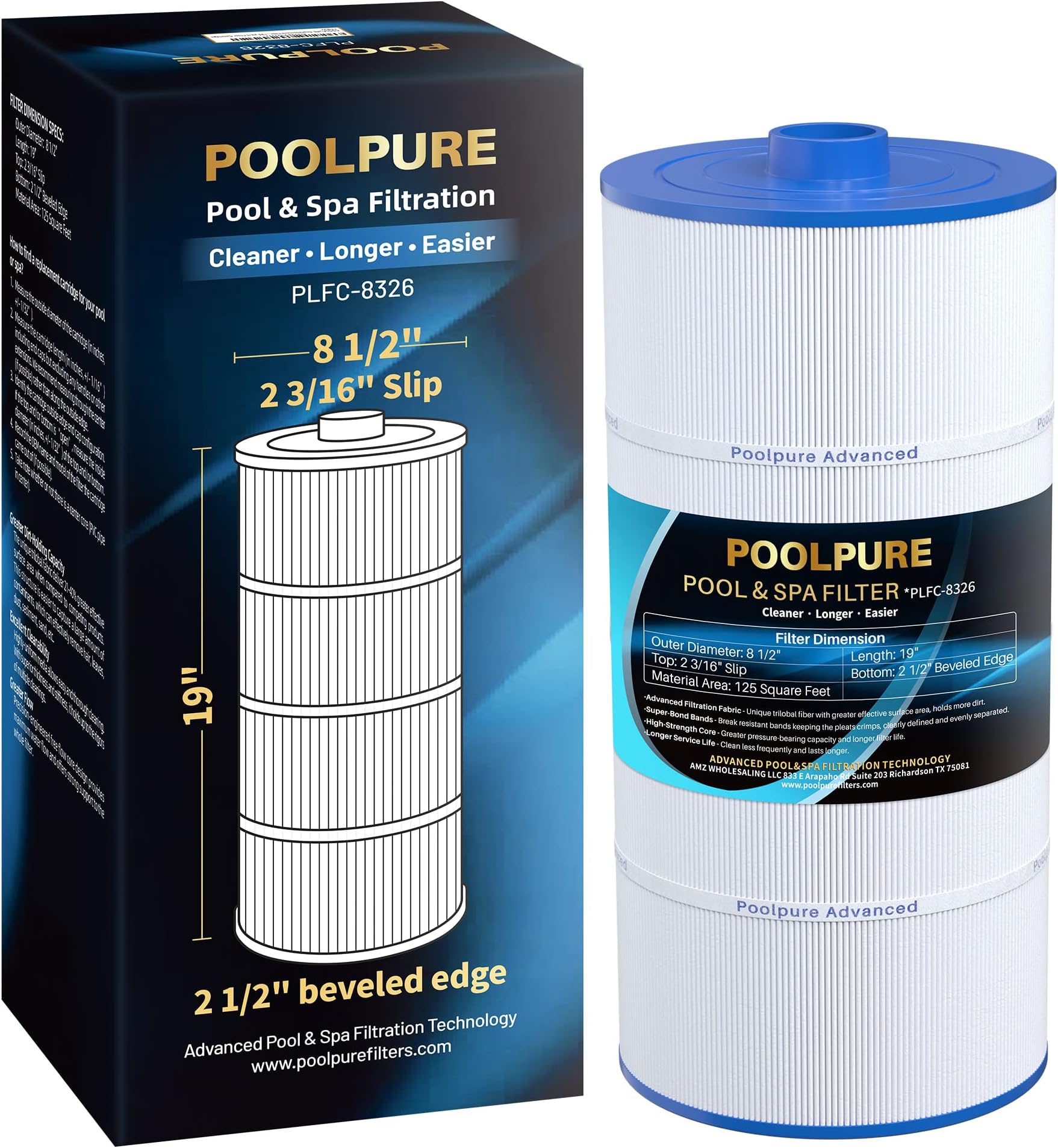 Amazon.com : POOLPURE Replacement Pool Filter for Sundance 850 780 ...
