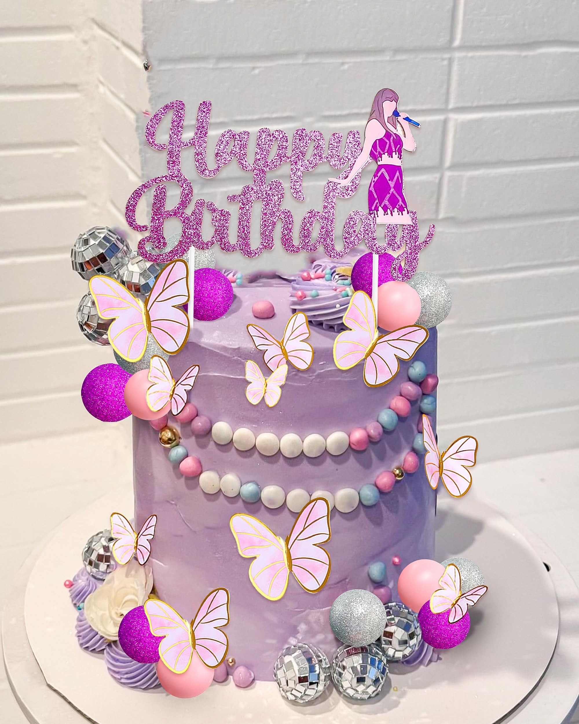 Snapklik.com : Singer Birthday Cake Decoration Party Decorations ...